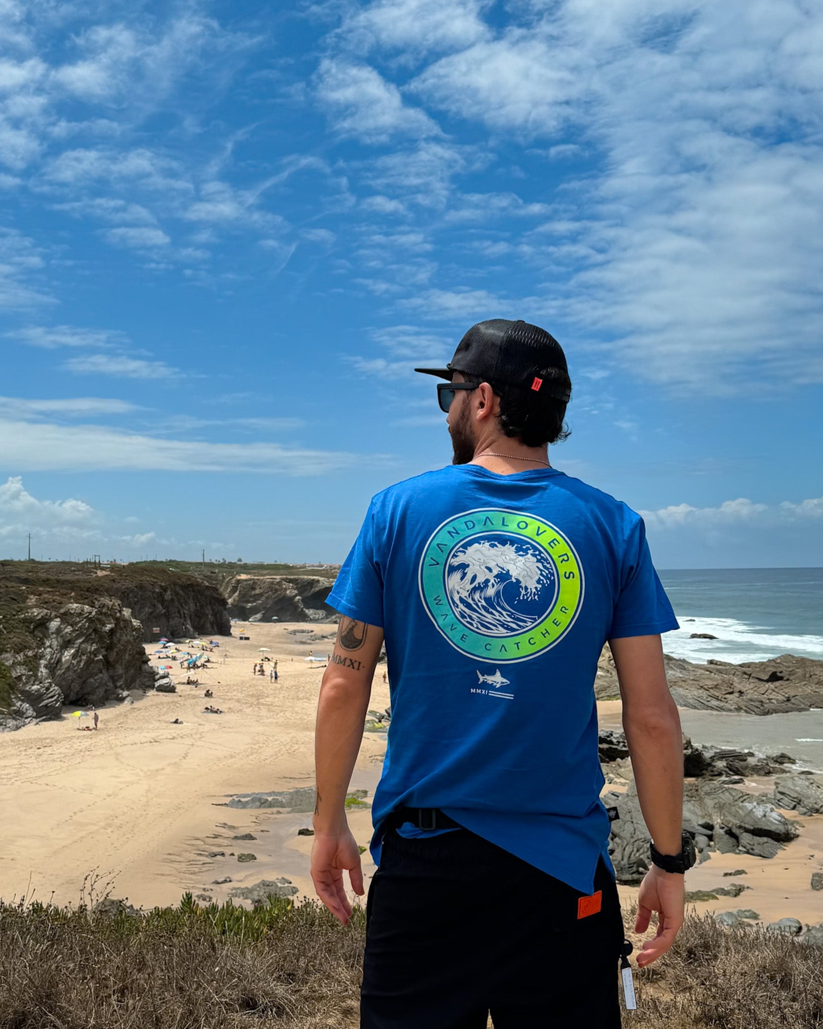 Camiseta Wave Catcher Blue – Vandalovers